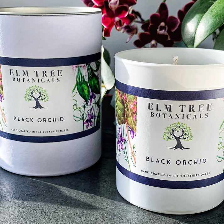 BLACK ORCHID CANDLE – Elm Tree Botanicals